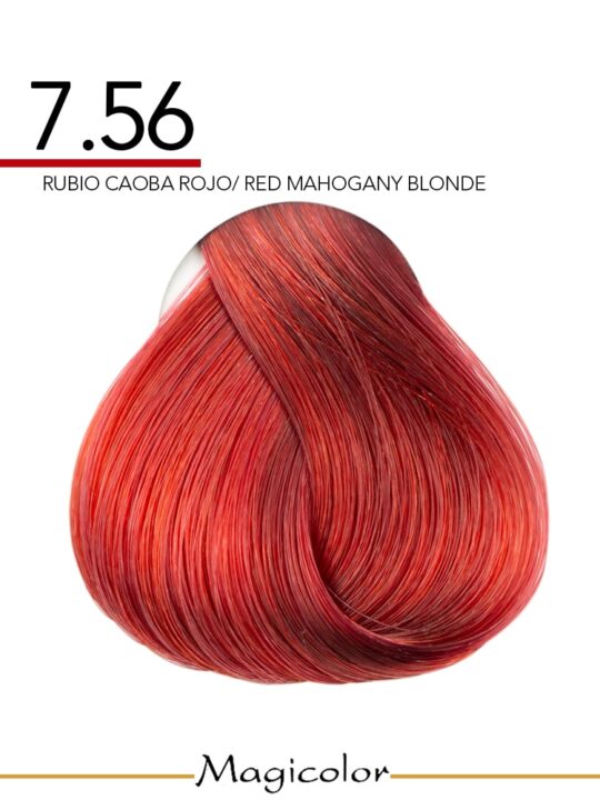 Tinte Magicolor Rubio Caoba Rojo 7.56 100 ml – Unikabell Cosmética