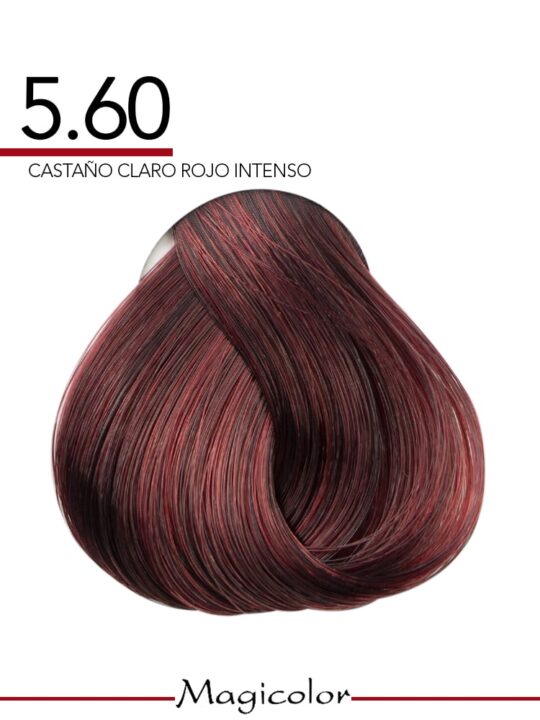 Tinte Magicolor Castaño Claro Rojo Intenso 5.60 100 ml – Unikabell ...